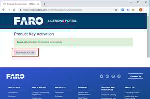 FARO InTouch & FARO Licensing Manager Application