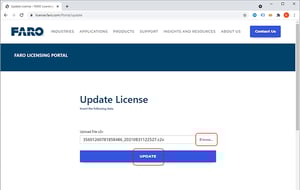 FARO Licensing Manager