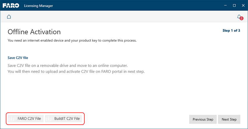 FARO InTouch & FARO Licensing Manager Application