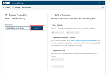 FARO InTouch & FARO Licensing Manager Application